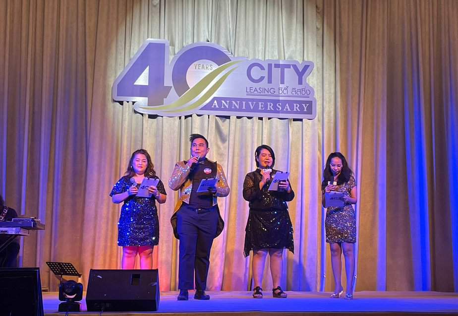 งานเลี้ยงเฉลิมฉลองครบรอบ 40 ปี - City Leasing